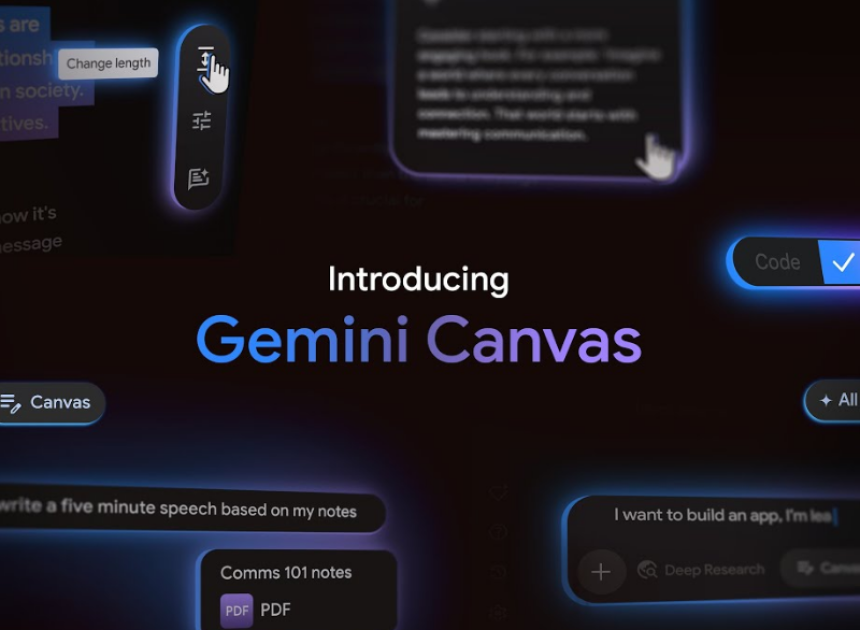 Google Gemini Canvas’a yeni özellikler geldi - BeeTekno.com