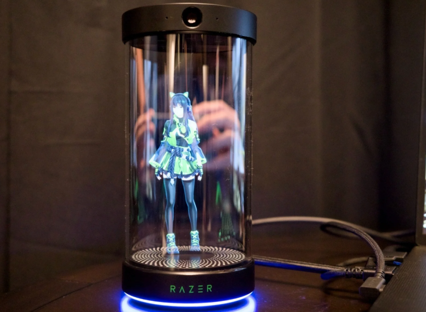 Holografik yol arkadaşı fikri Razer Project Ava ile sahnede - BeeTekno.com